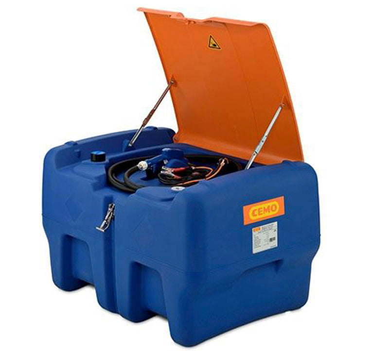AdBlue® tankanlæg med låg - 210 liter - 12 v pumpe fra Cemo
