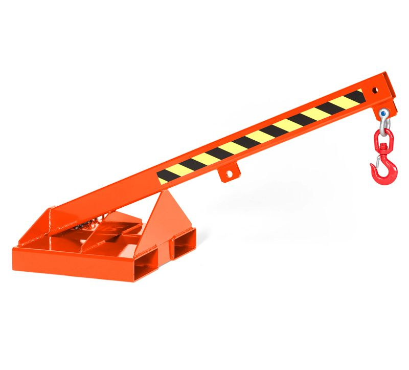 Orange RR - Kranarm 1400 mm - 25° hældning - 1000 kg Lakeret Orange