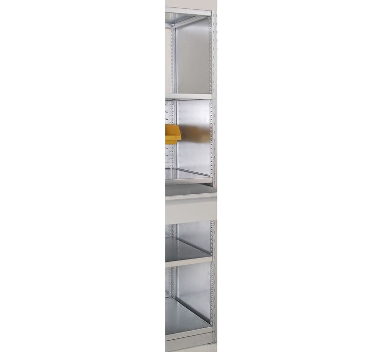 Galv. 2000 x 300 mm - Stålside for stige fra ManOrga