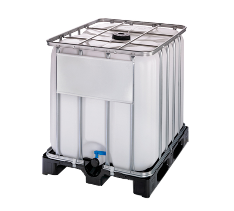 Palletank med plastpalle - 600 Liter